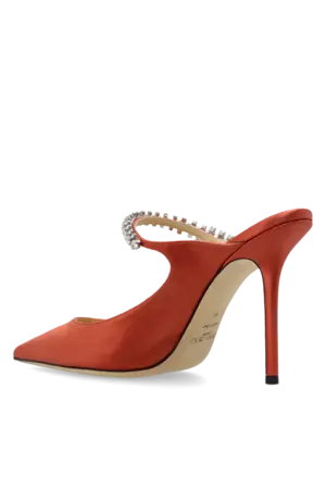 JIMMY CHOO Bing 100 Heeled Mules - Orange