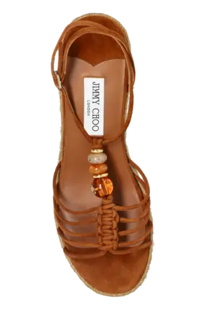 JIMMY CHOO Lemi Wedge 100 Wedge Sandals