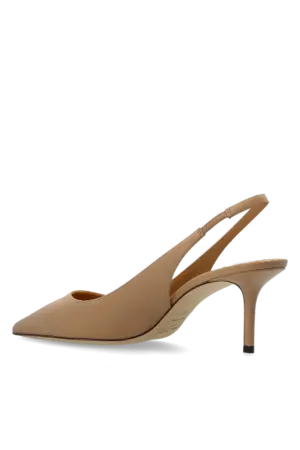 JIMMY CHOO Love Sb 65' Leather Slingback Pumps - Brown