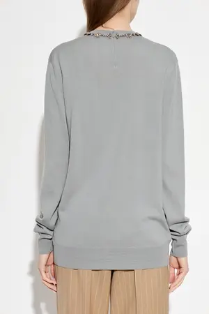 Valentino Garavani Sweater With Crystal Embellishments