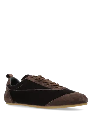 JIL SANDER Etage' Low Top Sneakers - Brown