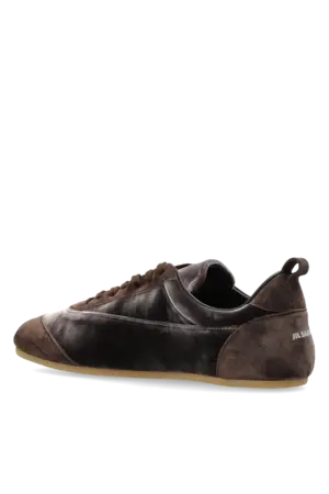 JIL SANDER Etage' Low Top Sneakers - Brown