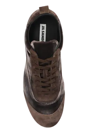 JIL SANDER Etage' Low Top Sneakers - Brown