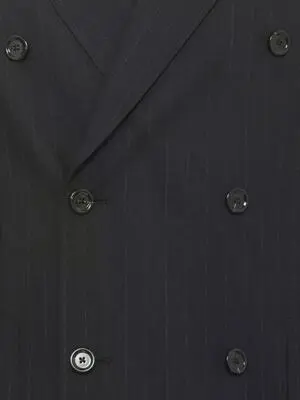 LARDINI Pinstripe Double-breasted Suit