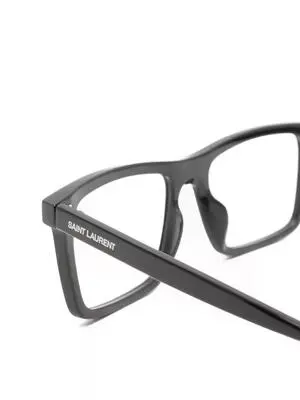 Saint Laurent Rectangle-frame Glasses - Black