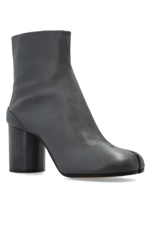 MAISON MARGIELA Heeled Ankle Boots With Tabi Cut-out - Grey