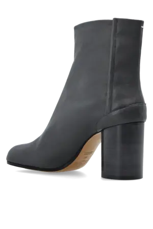 MAISON MARGIELA Heeled Ankle Boots With Tabi Cut-out - Grey