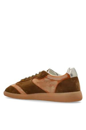 Dsquared2 Low-top Sneakers With Suede And Leather Detailing - Brown