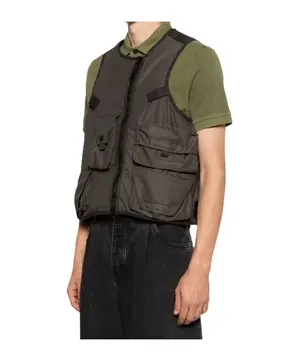 Stone Island Sleeveless Vest With Zip Fastening