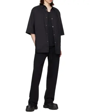 THOM KROM Short-sleeve Poplin Shirt