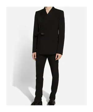 Dolce & Gabbana Dolce Gabbana Pre-shaped Bow Detailed Gabardine Jacket
