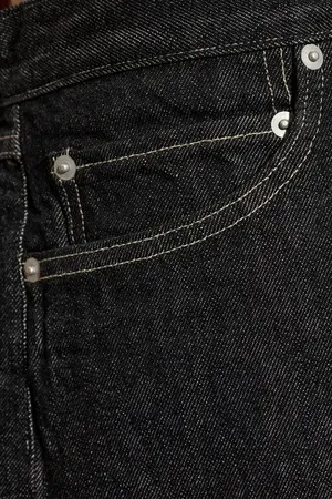 Studio Nicholson Marylebone' Rigid Denim Bermuda Shorts - Black