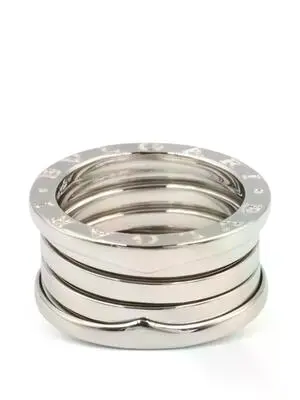 BVLGARI B.zero1 Five-band Ring In 18k White Gold - Silver