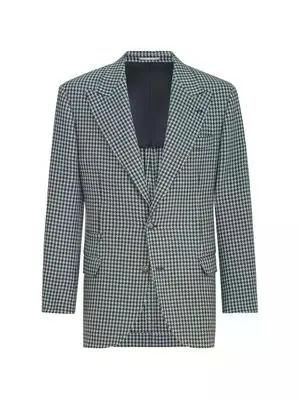 Brunello Cucinelli Houndstooth-pattern Blazer