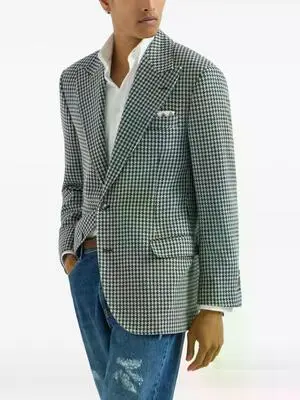 Brunello Cucinelli Houndstooth-pattern Blazer