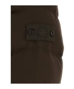Stone Island Wool Down Jacket - Brown