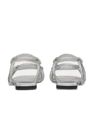 Valentino Garavani Chain Embellished Slip-on Sandals
