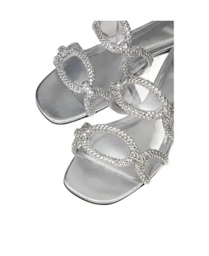 Valentino Garavani Chain Embellished Slip-on Sandals