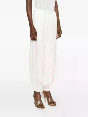 THE FRANKIE SHOP Ivory Elasticated Waist Trousers