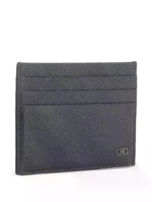FERRAGAMO Gancio-plaque Leather Cardholder