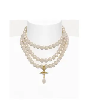 VIVIENNE WESTWOOD 3-row Chocker Necklace