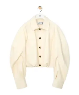 Loewe Button-fastening Jacket - Ivory