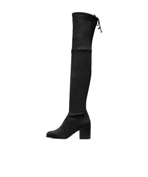 STUART WEITZMAN Over The Knee Boots With Tie Fastening - Black