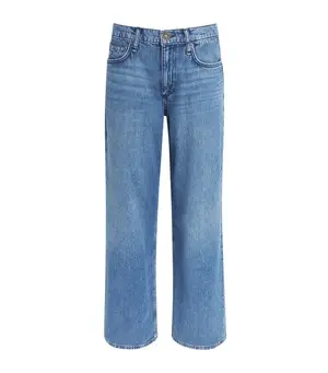 Rag & Bone Saige Low-rise Straight Jeans - Blue