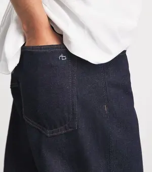 Rag & Bone Saige Low-rise Straight Leg Jeans - Blue