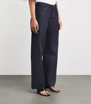 Rag & Bone Saige Low-rise Straight Leg Jeans - Blue