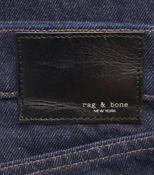 Rag & Bone Saige Low-rise Straight Leg Jeans - Blue