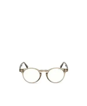 TOM FORD Round Frame Eyeglasses - White