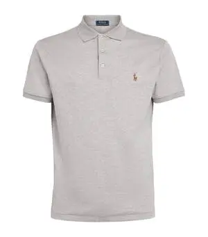 Polo Ralph Lauren Pima Cotton Slim Polo Shirt - Grey