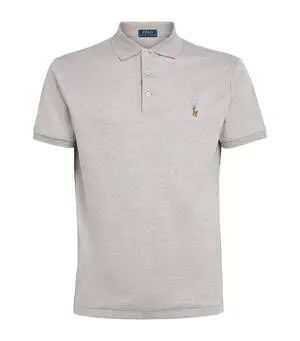 Polo Ralph Lauren Pima Cotton Slim Polo Shirt - Grey