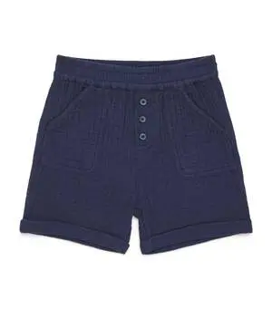 TARTINE ET CHOCOLAT Cotton Chino Shorts - Navy