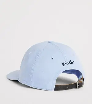 Polo Ralph Lauren Cotton Baseball Cap With Embroidered Script Logo
