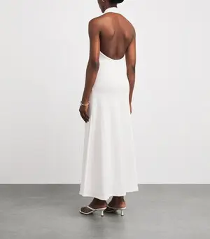 Christopher Esber Halterneck Pendant Maxi Dress
