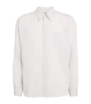 FRAME Cotton Stripe Shirt - White