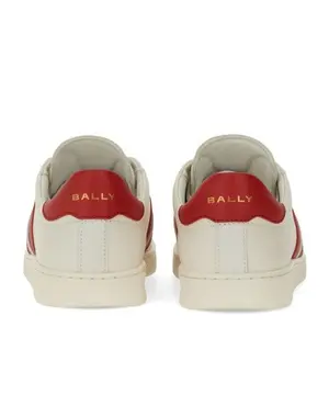 Bally Tyger Round Toe Lace-up Sneakers - White