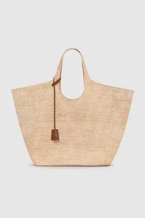 ANINE BING ANINE BING Lili Raffia Tote Bag Natural
