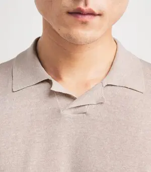 Eleventy Cotton-linen Polo Shirt