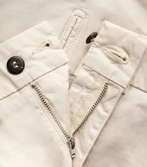 Eleventy Stretch-cotton Chino Shorts