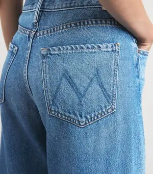 MOTHER The Lemon Twist Sneak Wide-leg Jeans