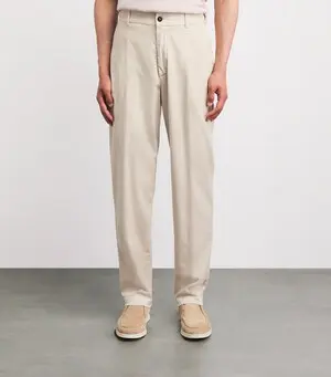 Eleventy Stretch-cotton Chinos