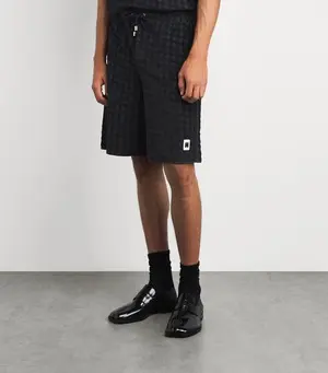 Amiri Ma Quad Monogram Jacquard Towelling Shorts