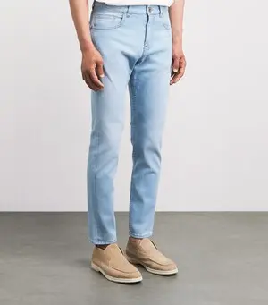 Eleventy Mid-rise Straight Leg Jeans