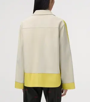 Loewe Suede And Leather Panelled Jacket