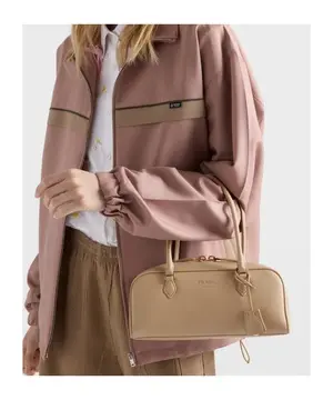 Prada Medium Leather Top-handle Bag