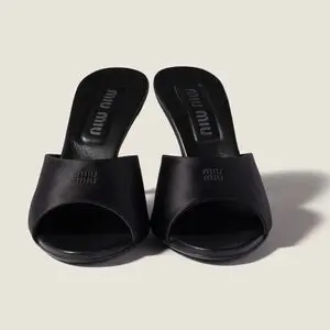 Miu Miu Satin High Heel Sandals