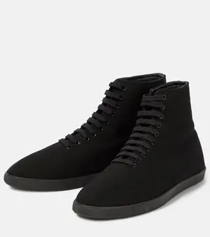THE ROW Lace-up High-top Sneakers